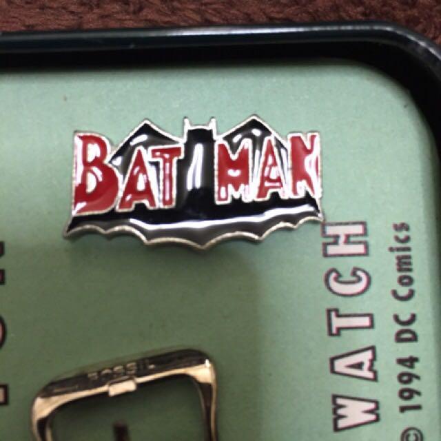 MINT AND NEVER USED! Limited Edition 1994 Fossil Batman Wristwatch With ...