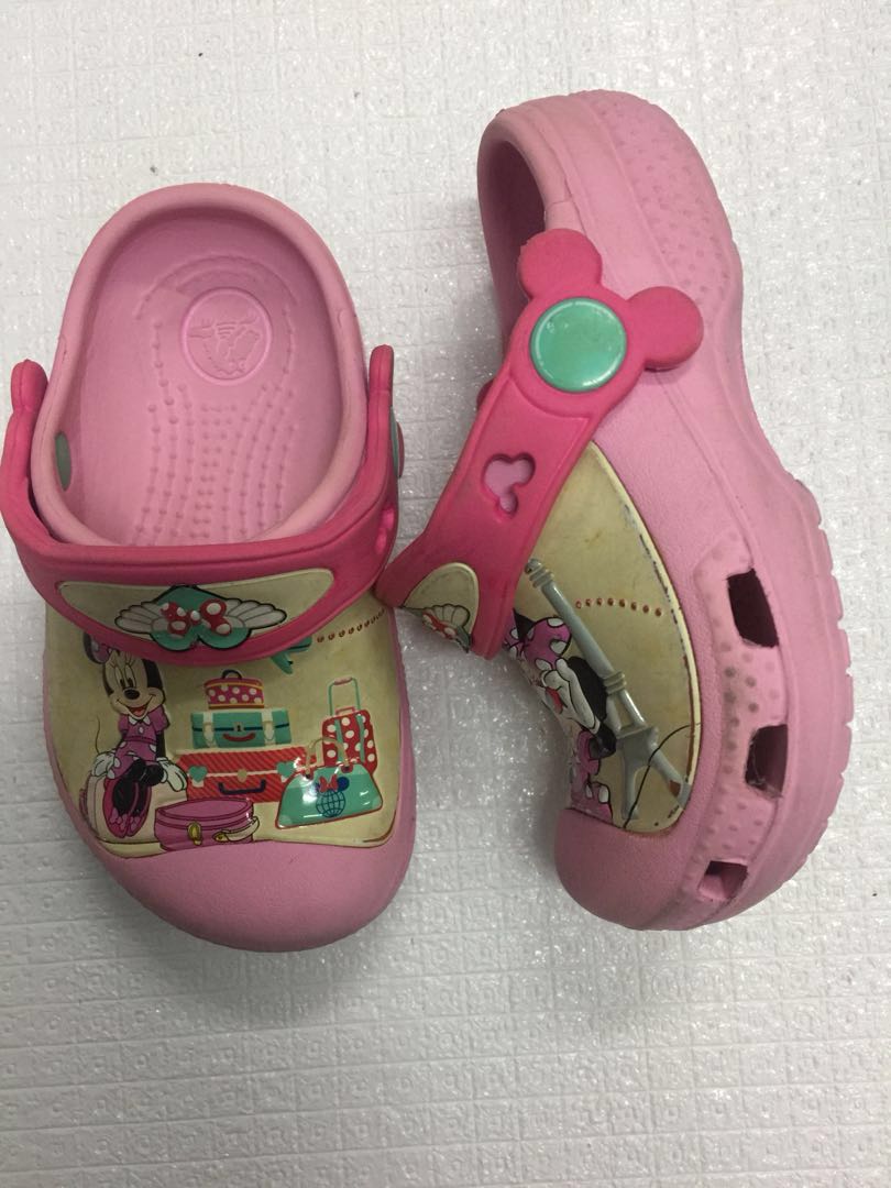 Original Minnie Mouse Crocs for Kids, Babies & Kids, Babies & Kids ...