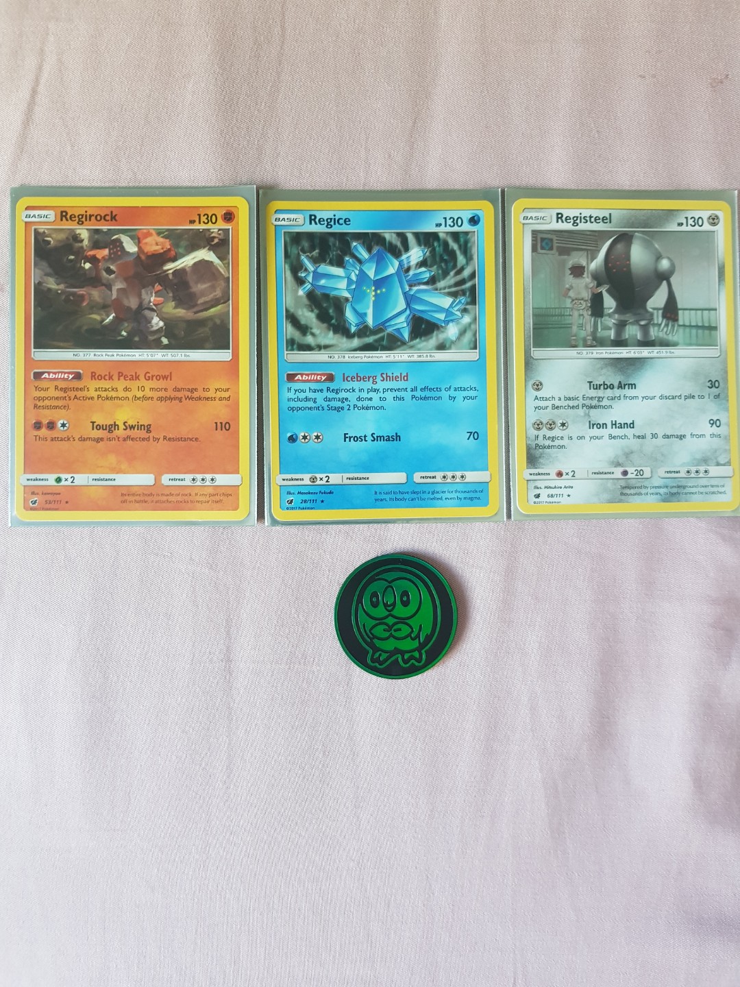 Pokemon TCG Regi trio promo holos, Hobbies & Toys, Toys & Games on ...