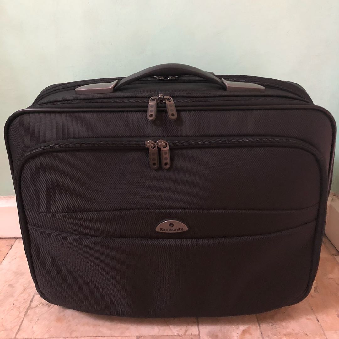 SAMSONITE Office Laptop Trolley/Stroller Bag, Women's Fashion, Bags ...