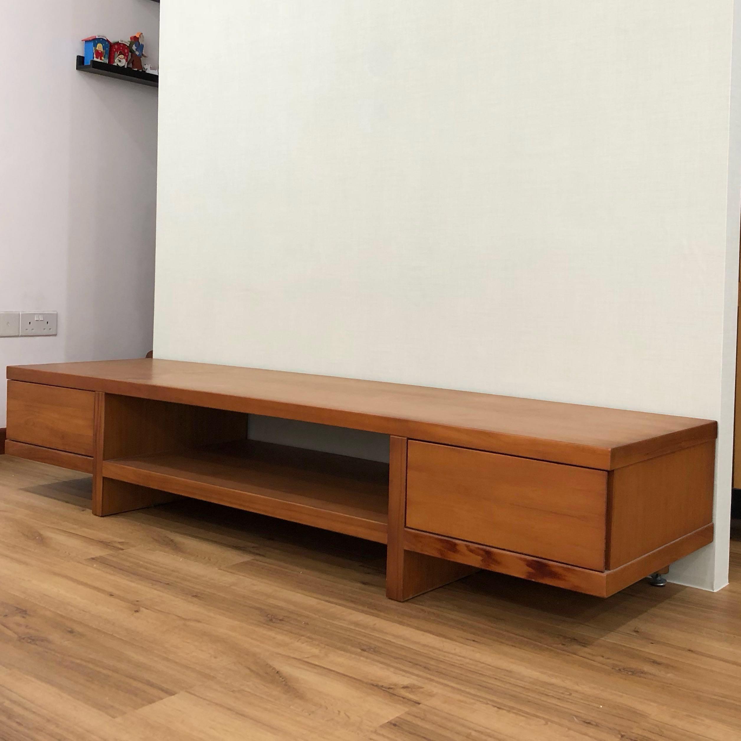 Scanteak solid teak wood TV console