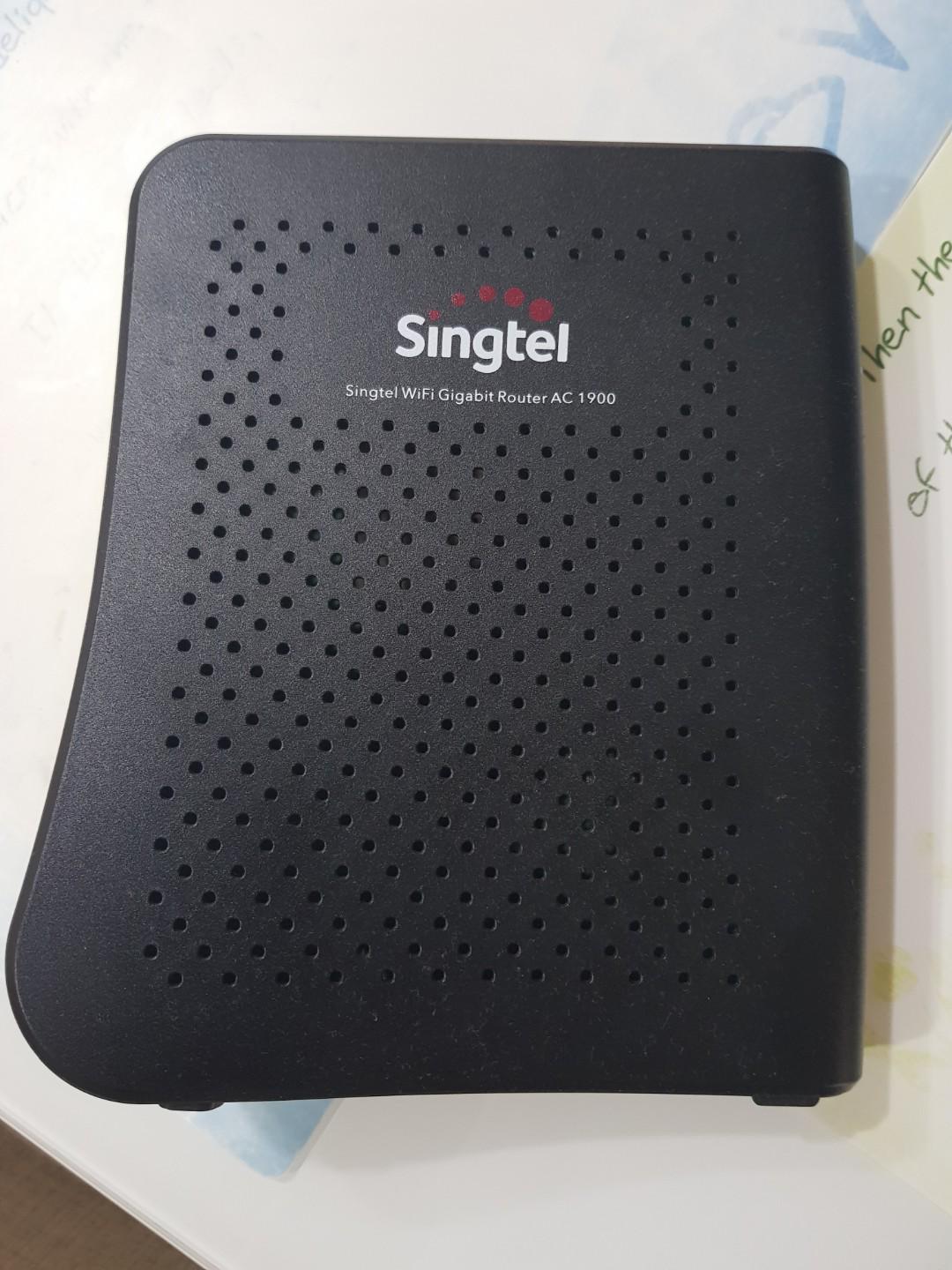 Singtel WiFi gigabit router ac1900, Computers & Tech, Parts ...