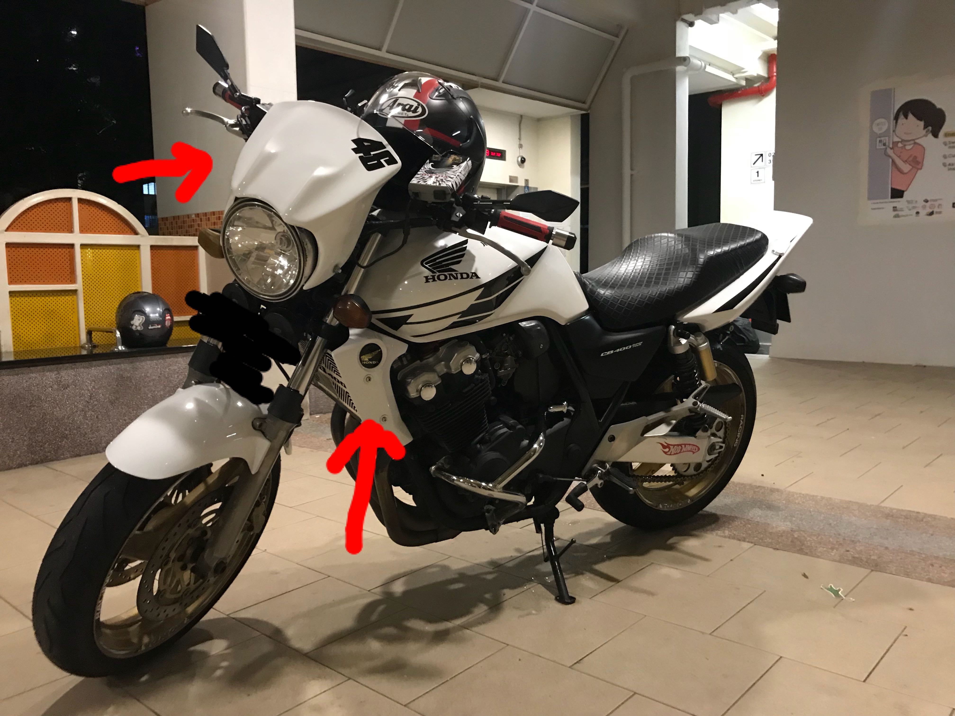 SUPER 4 HEADCOWL AND FZ16 SHROUD, Motorcycles, Motorcycle Accessories ...