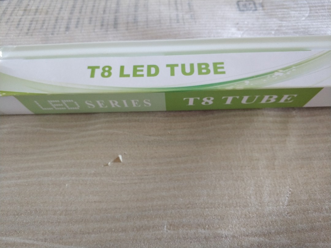 1200mm 18W T8 LED Tube + Casing, Furniture & Home Living, Lighting ...