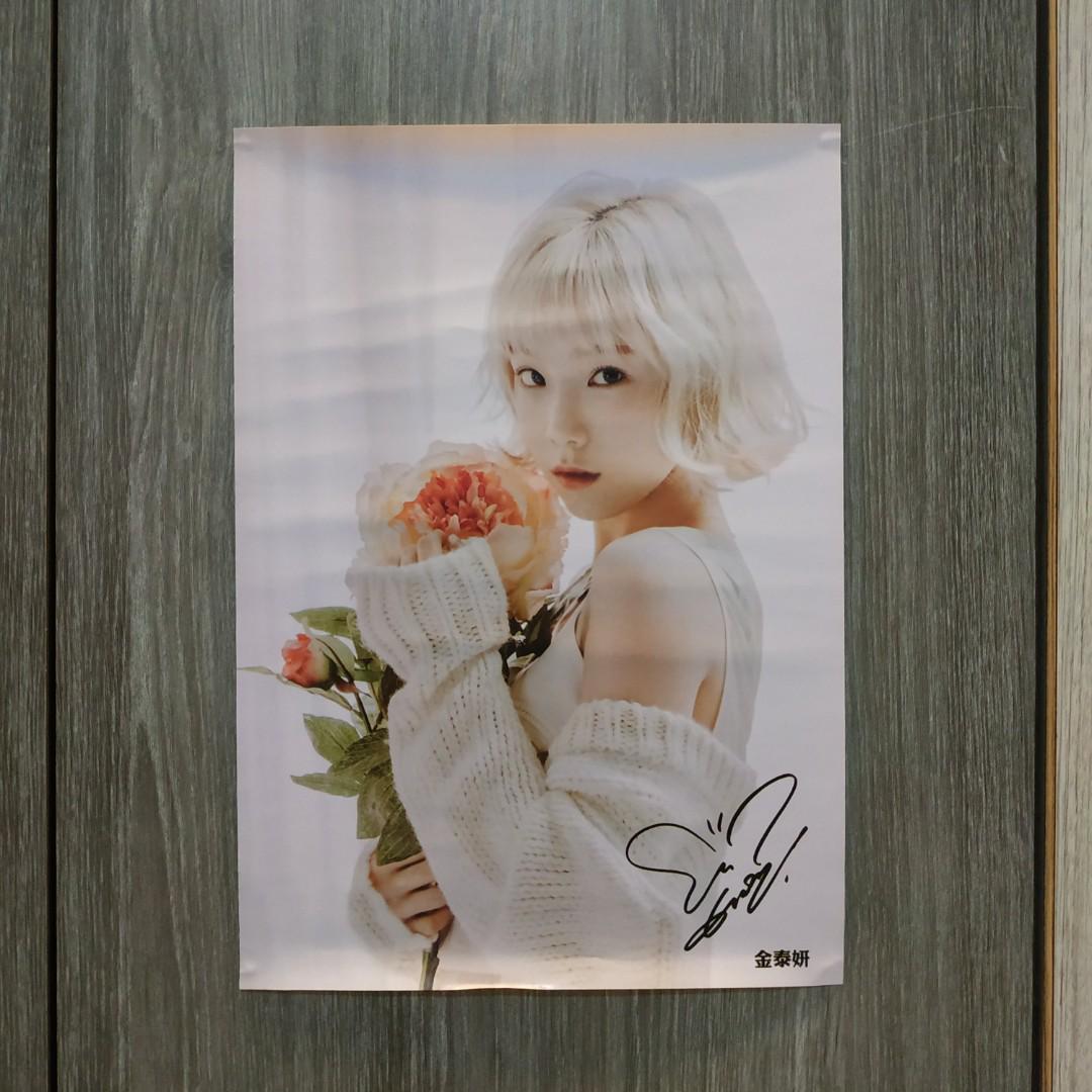 Taeyeon Why Poster, Hobbies & Toys, Memorabilia & Collectibles, K-Wave ...