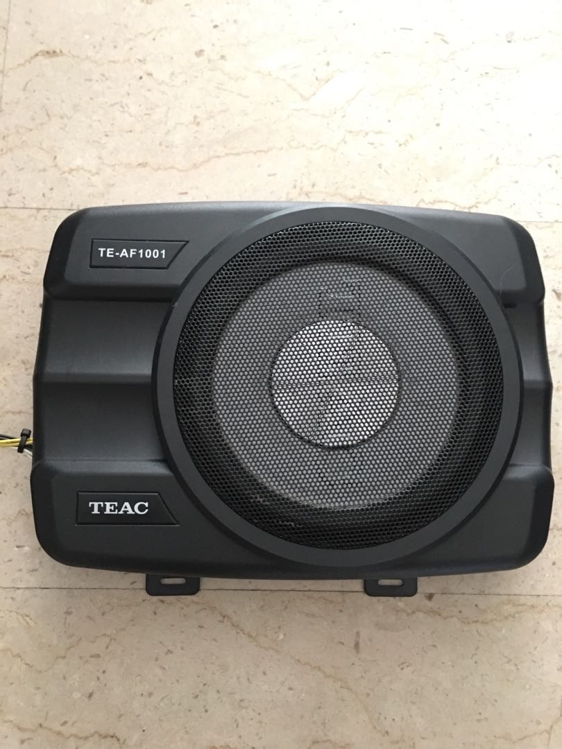 TEAC Slim Line Subwoofer, Car Accessories, Accessories on Carousell