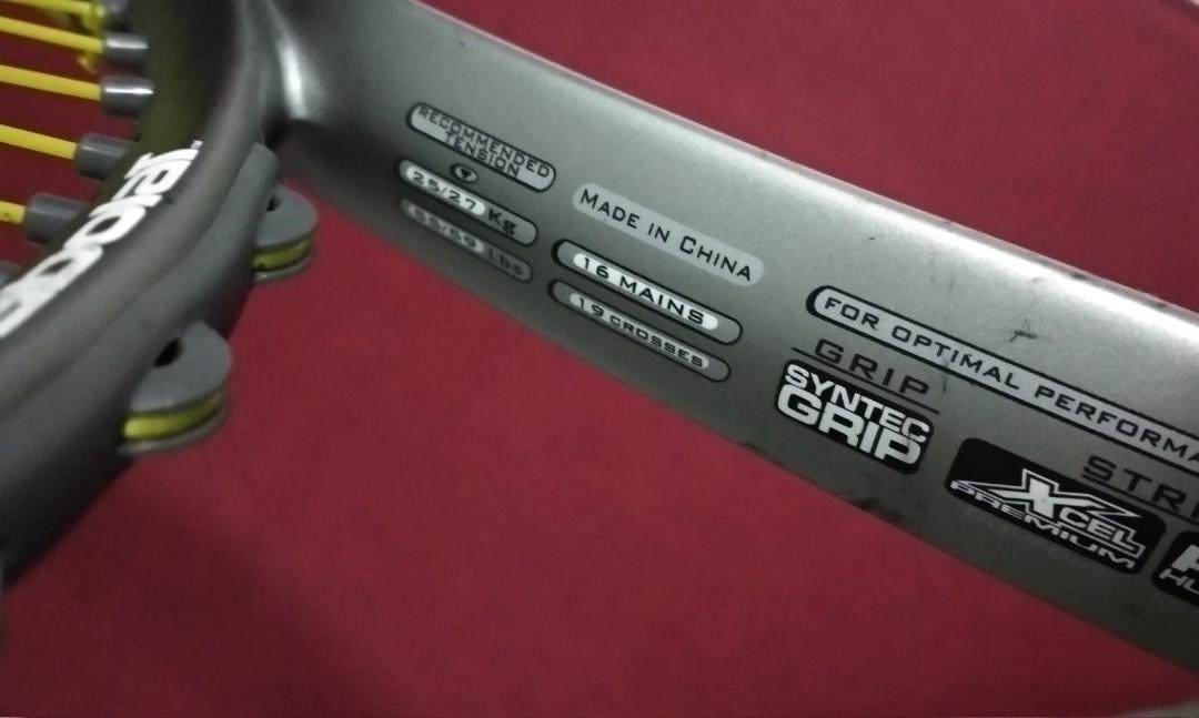 1st Gen Babolat Aero Strike Tennis Racket, Sports Equipment, Sports ...