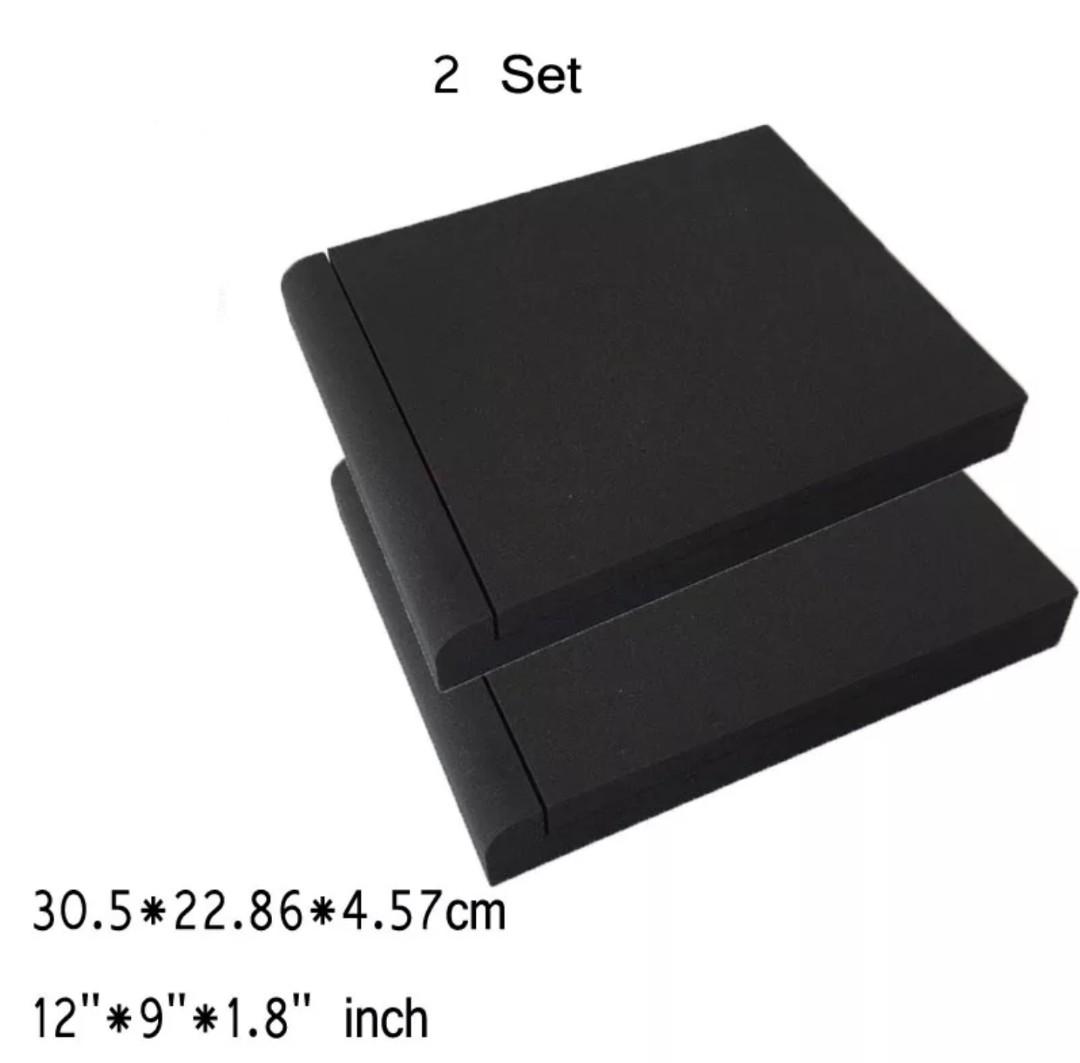 Pair of 50kg/m³ monitor isolation pad, Audio, Other Audio Equipment on ...