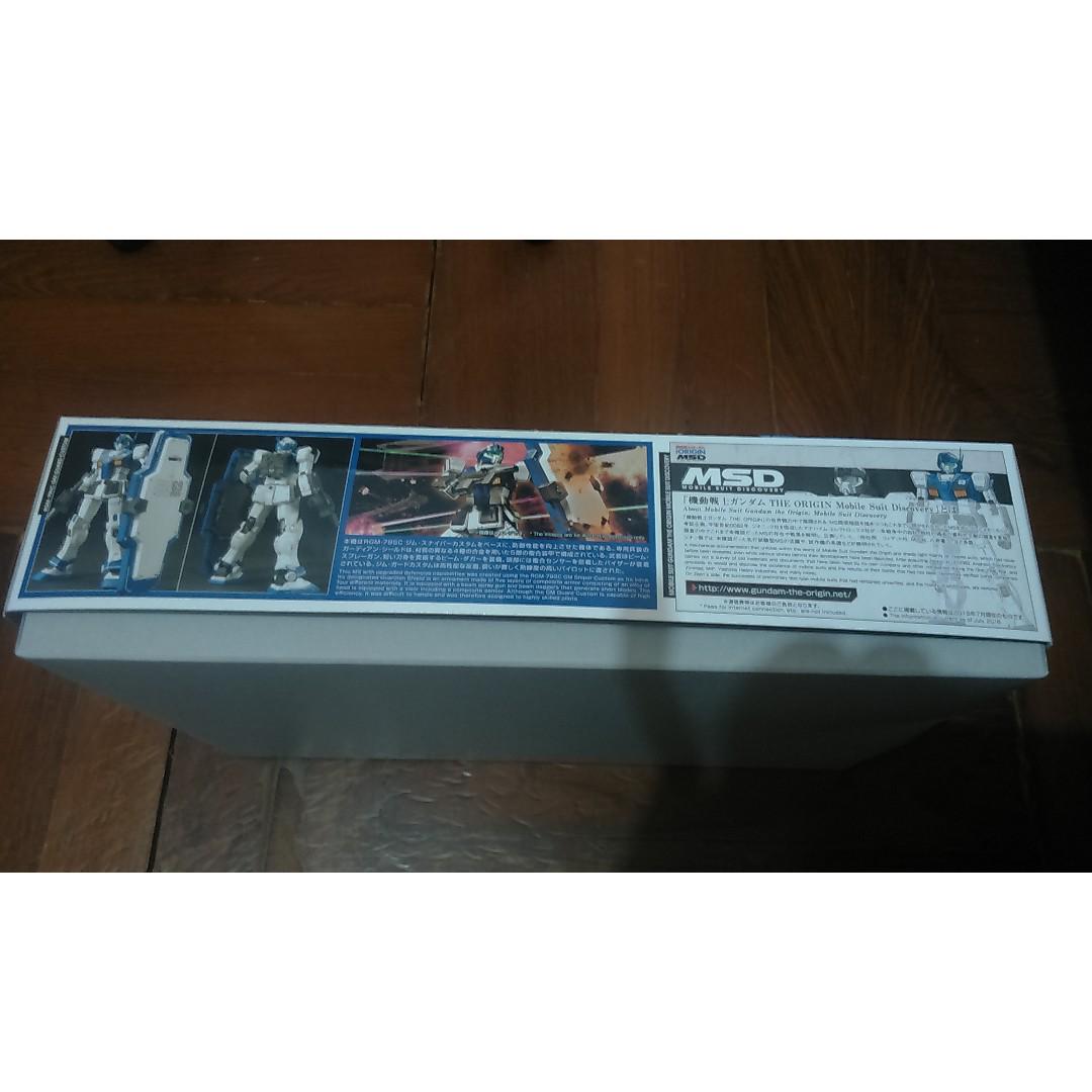 (現貨發售) 全新 HG 1/144 RGM-79HC GM Guard Custom 模型 (Gundam the Origin MSD), 興趣及遊戲, 玩具 & 遊戲類 - Carousell