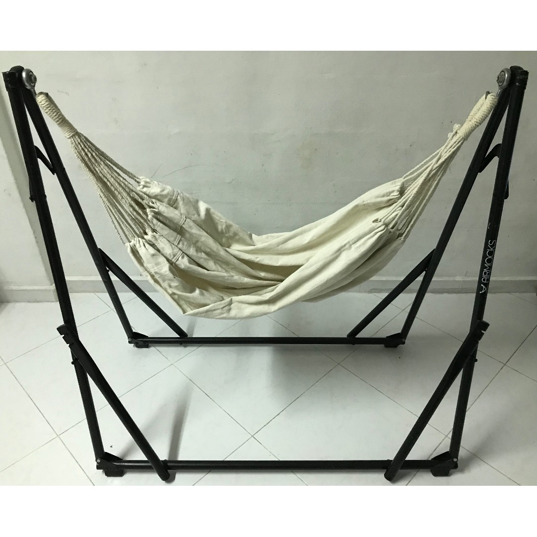 Airmock 2-IN-1 Zen transform dual (Hammock + Swing chair), Furniture & Home Living, Furniture ...