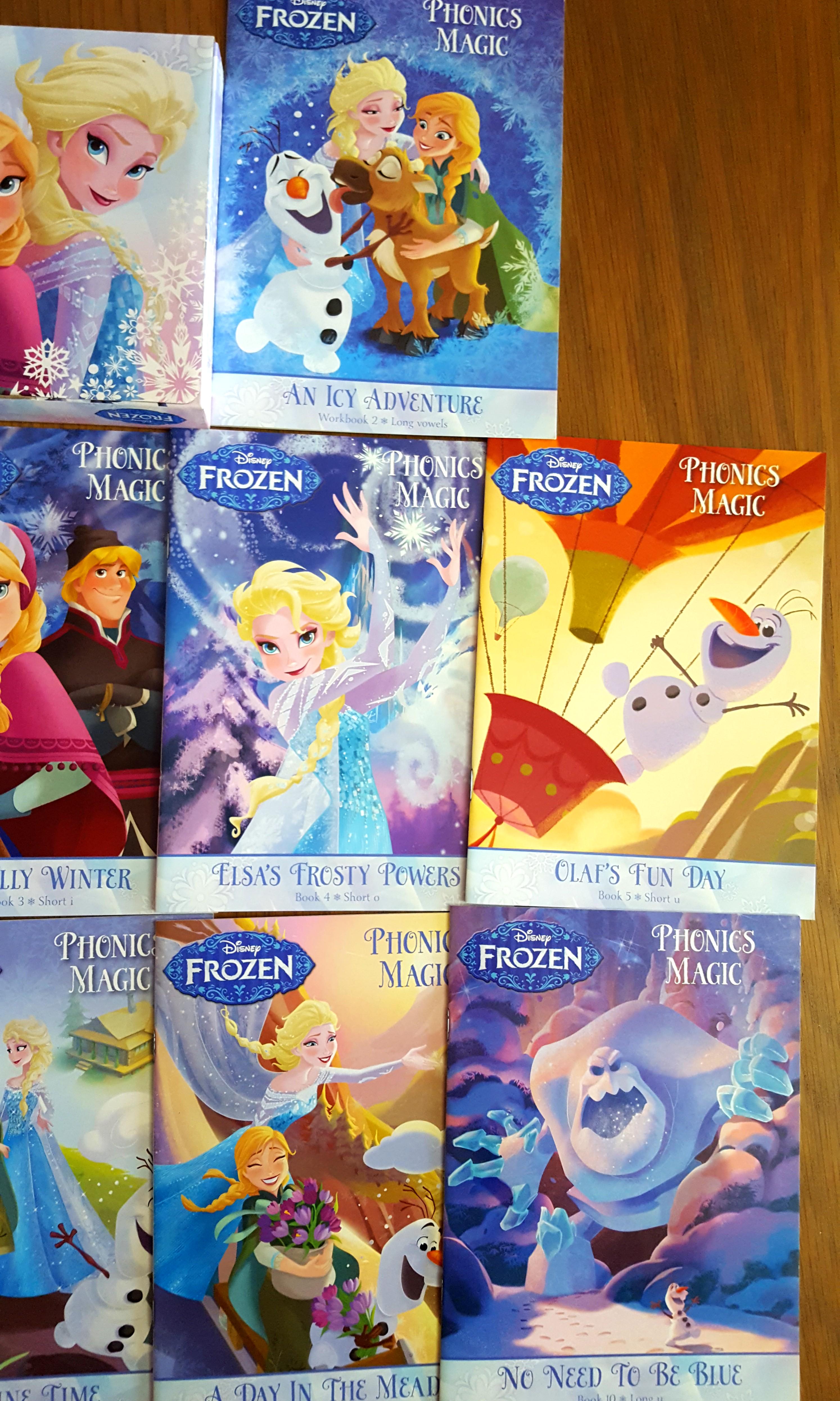 BN 12 Book Boxset Disney Frozen English Language Phonics Magic Vowels ...