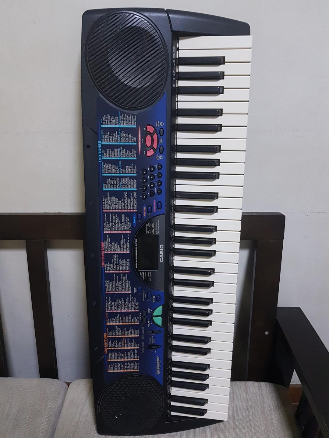 Casio CTK-495 Keyboard, Hobbies & Toys, Music & Media, Musical ...
