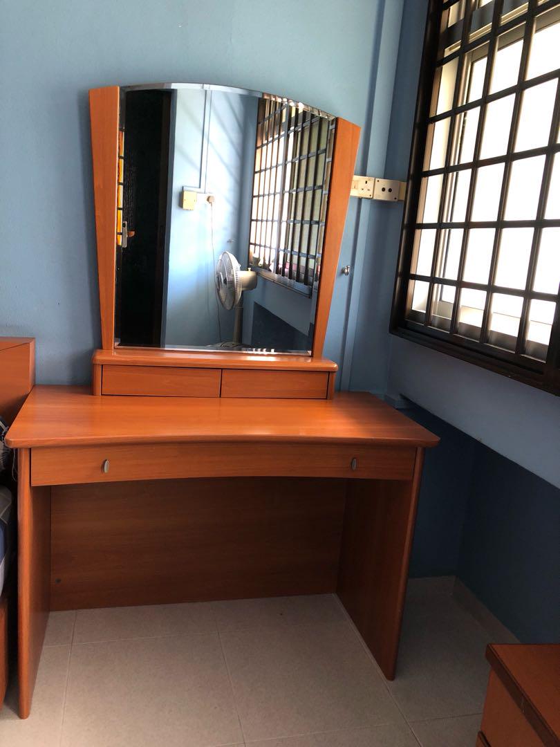 Custom made dressing table, Furniture & Home Living, Furniture, Tables ...