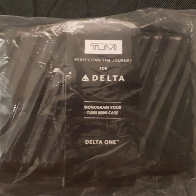 Delta Tumi 19 Degrees Hard Shell Amenity Kit (sealed), Luxury, Accessories on Carousell