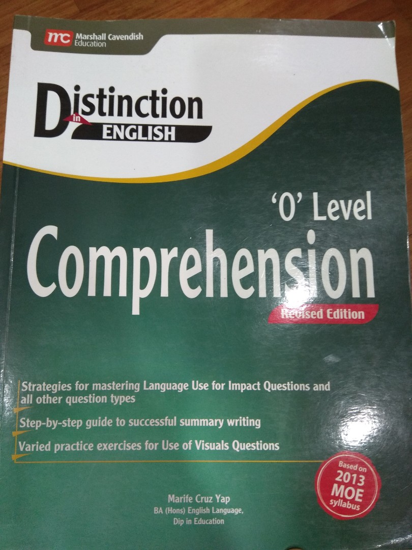 Distinction In English (O-Level Compre), Hobbies & Toys, Books ...
