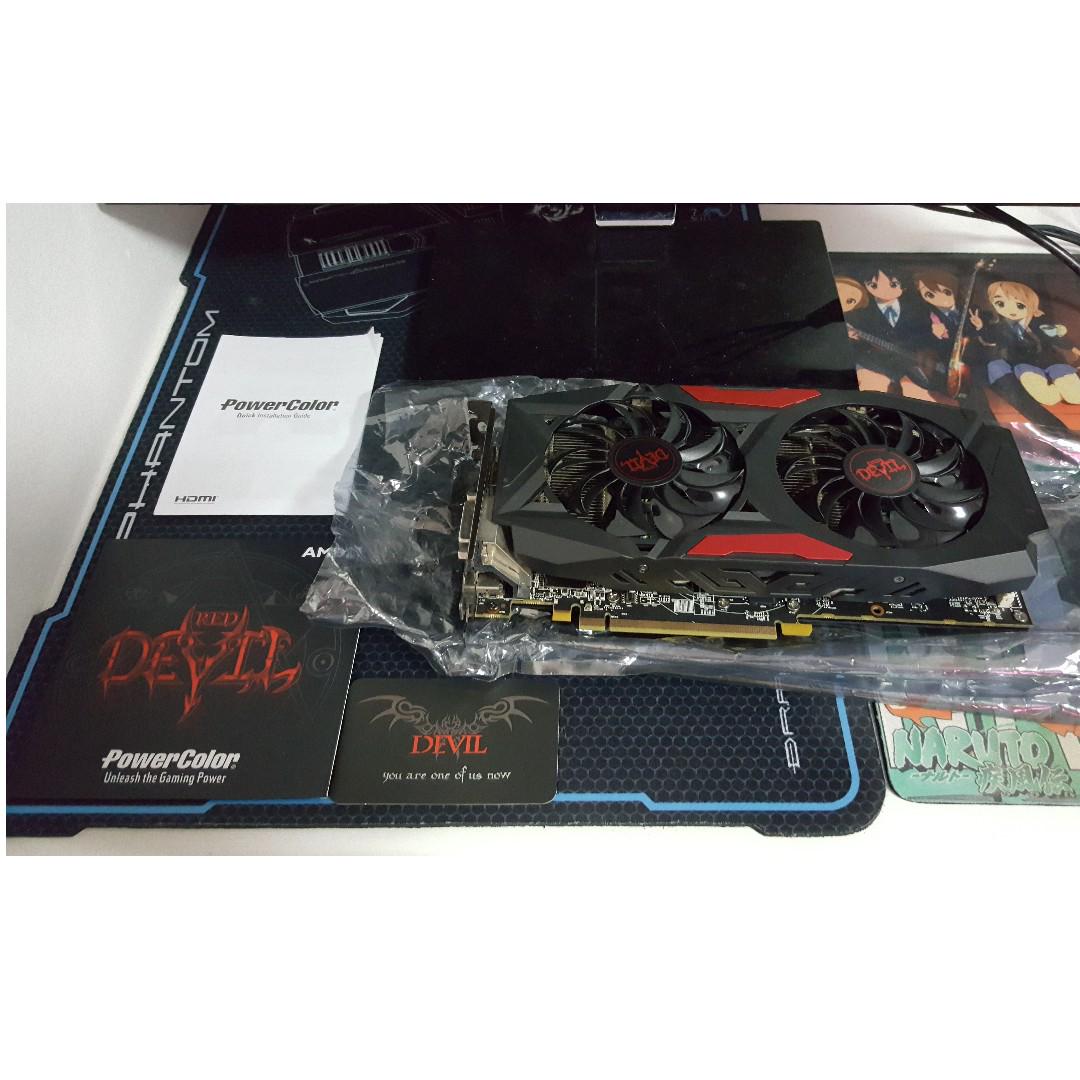 Graphics Card - RX 470 Powercolor Red Devil 4GB Variant, Computers ...