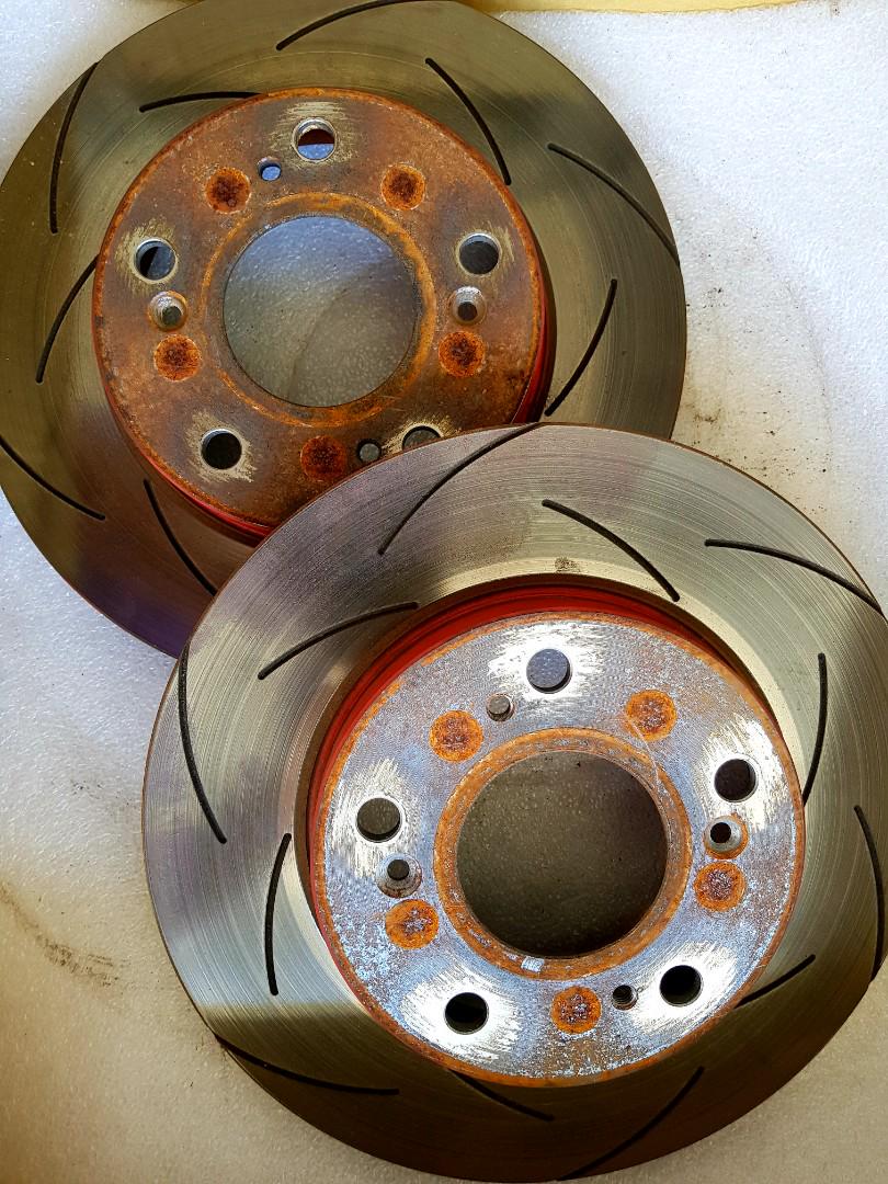 Honda Civic FD1 Stock Brake Calipers with TRW Brake Rotors, Car ...
