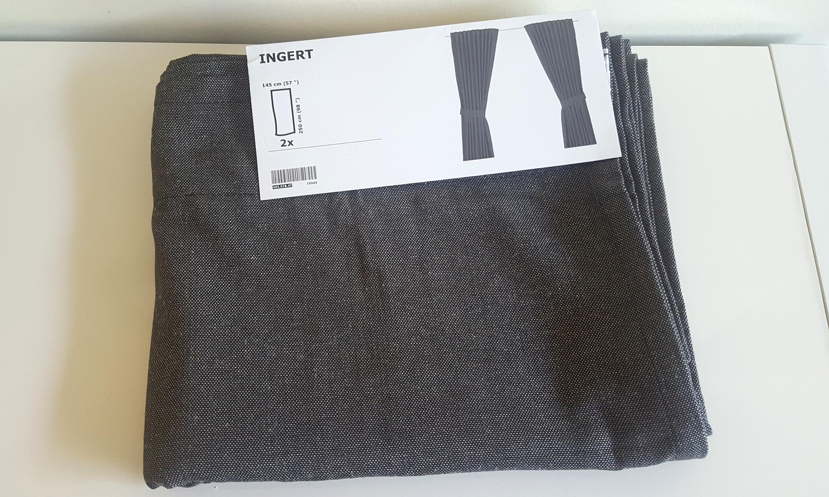 Ikea Curtain - Ingert, Furniture & Home Living, Home Decor, Curtains ...