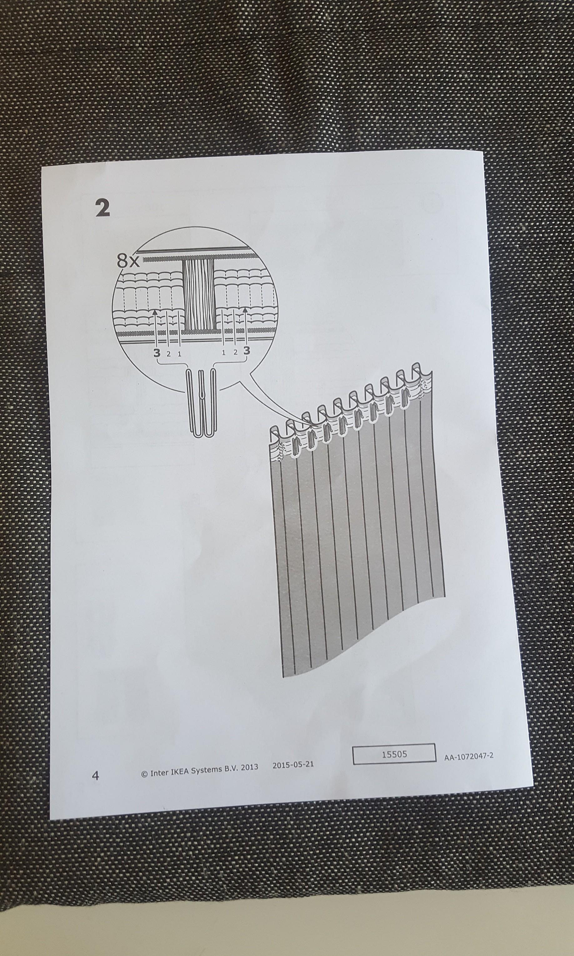 Ikea Curtain - Ingert, Furniture & Home Living, Home Decor, Curtains ...