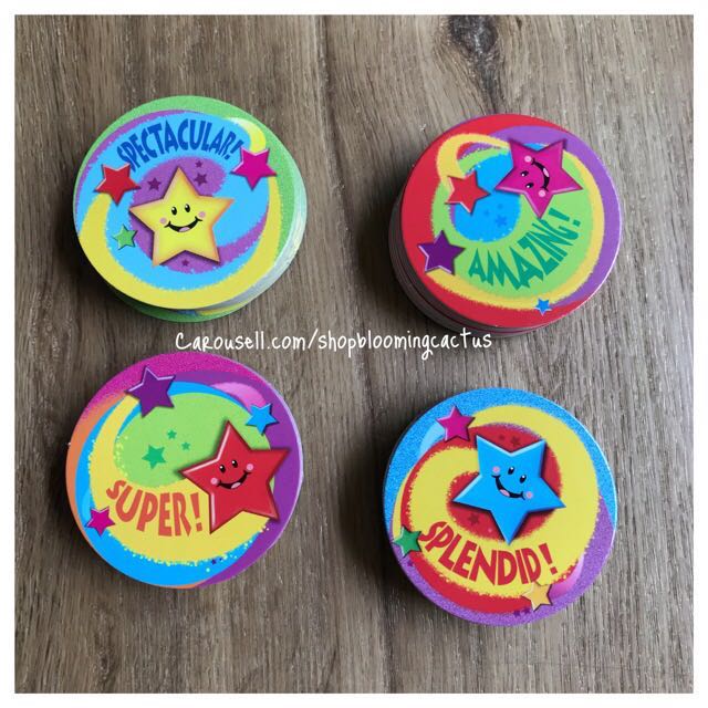 (Instock) Star Student Reward Cards for Teachers, Hobbies & Toys ...