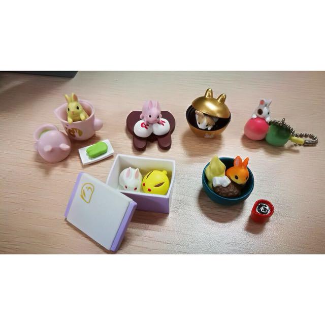 Japan Epoch Rabbit Capsule Toy (Full set 6pc), Hobbies & Toys, Toys ...