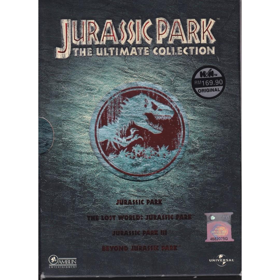 Jurassic Park The Ultimate Collection (4 DVD), Hobbies & Toys, Music ...