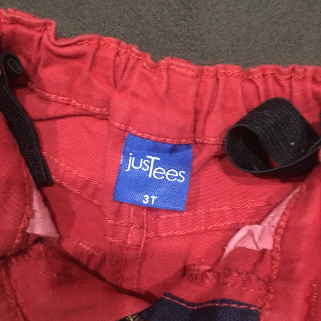 JusTees Red Tokong, Babies & Kids, Babies & Kids Fashion on Carousell