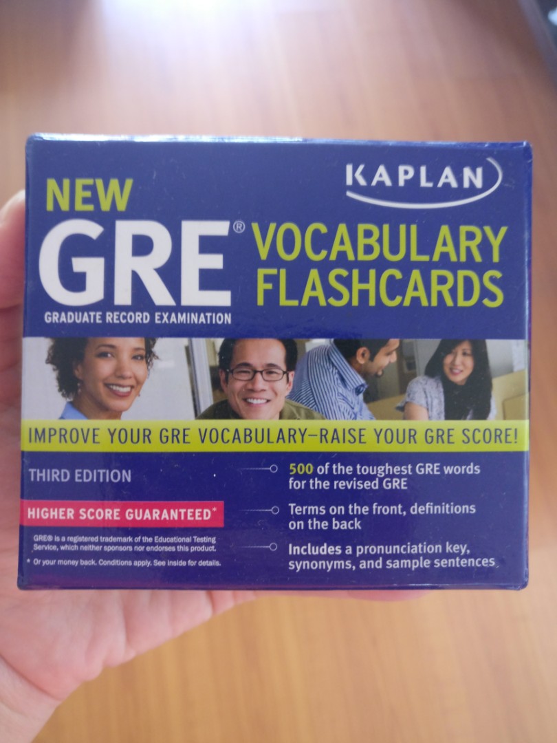 Kaplan GRE Vocabulary Flashcards, Hobbies & Toys, Books & Magazines ...