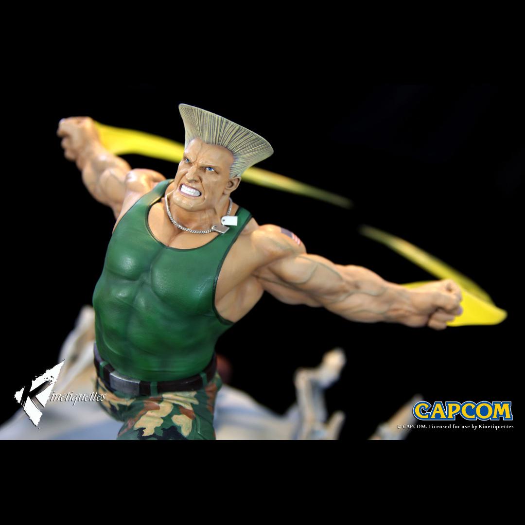 Kinetiquettes - Street Fighter - War Heroes - Guile (1/6 Scale Diorama ...