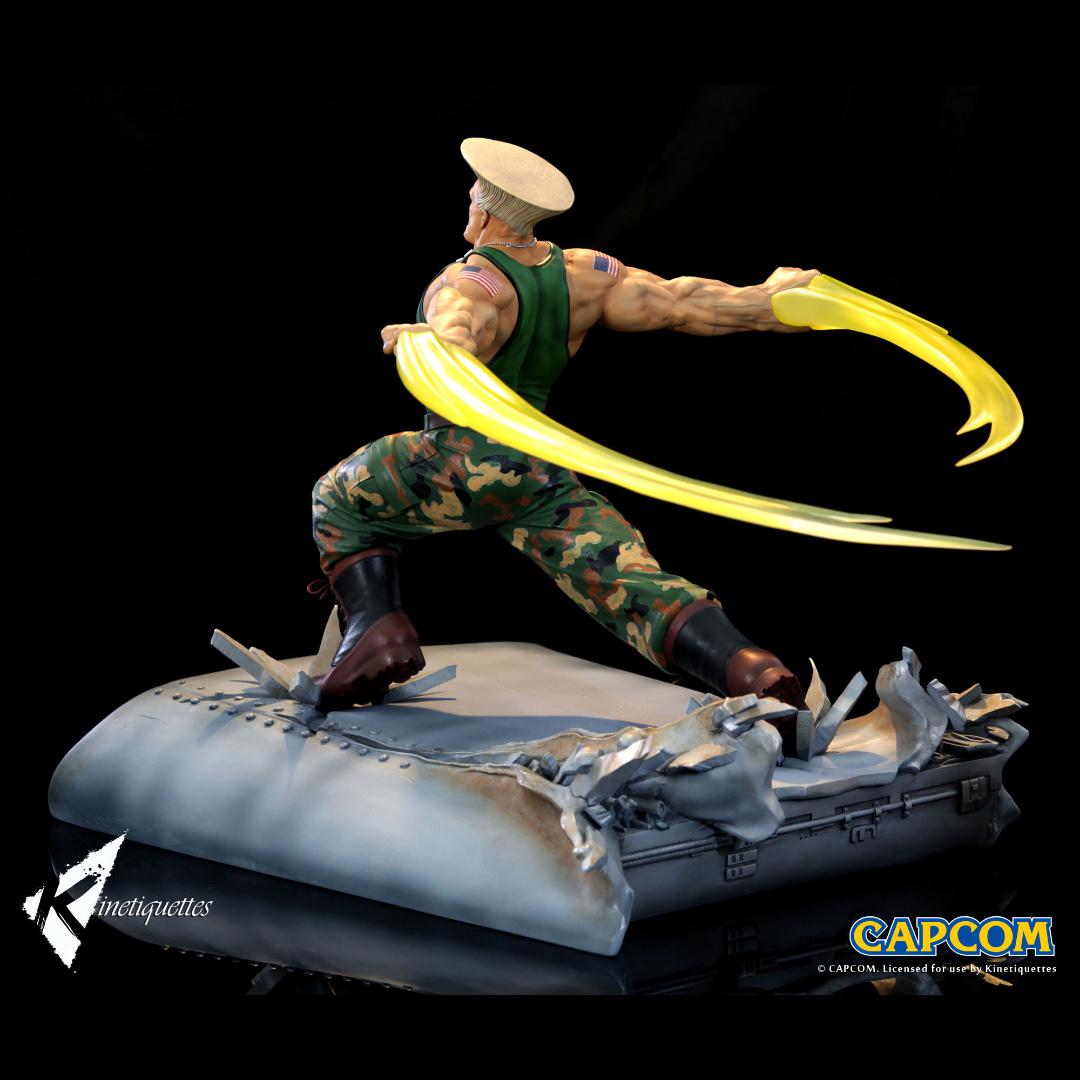 Kinetiquettes - Street Fighter - War Heroes - Guile (1/6 Scale Diorama ...