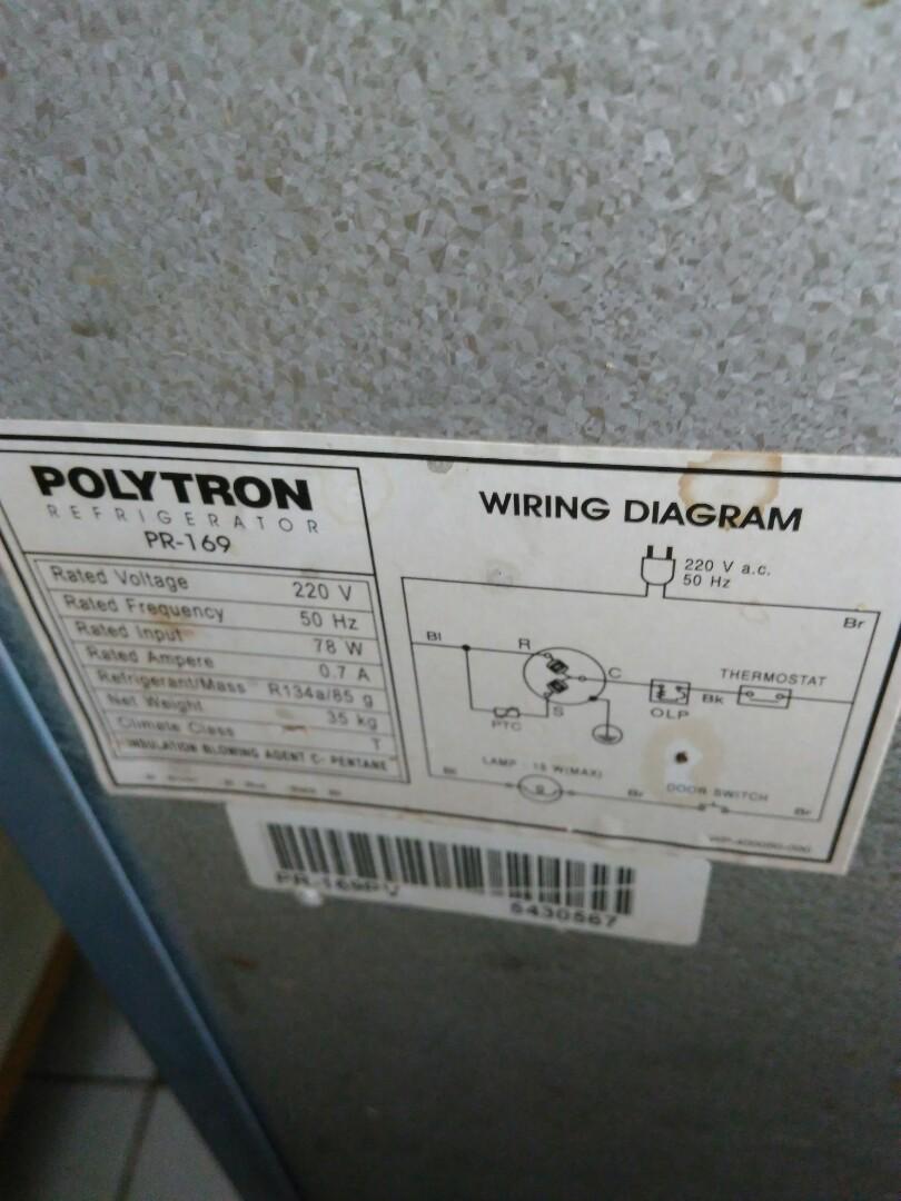 Kulkas Polytron 1 pintu, Elektronik, Lainnya di Carousell