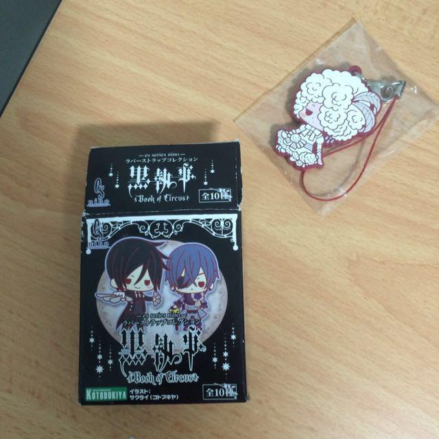 Kuroshitsuji (Black Butler) Book of Circus Doll Rubber Strap, Hobbies ...