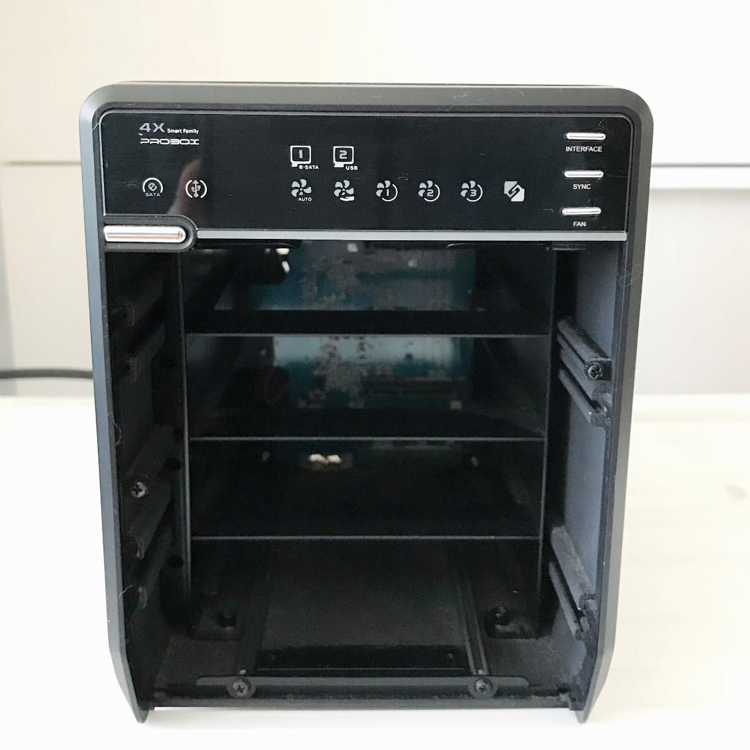 Mediasonic ProBox 4 Bay 3.5' SATA HDD Enclosure – USB 3.0 & eSATA (HF2 ...