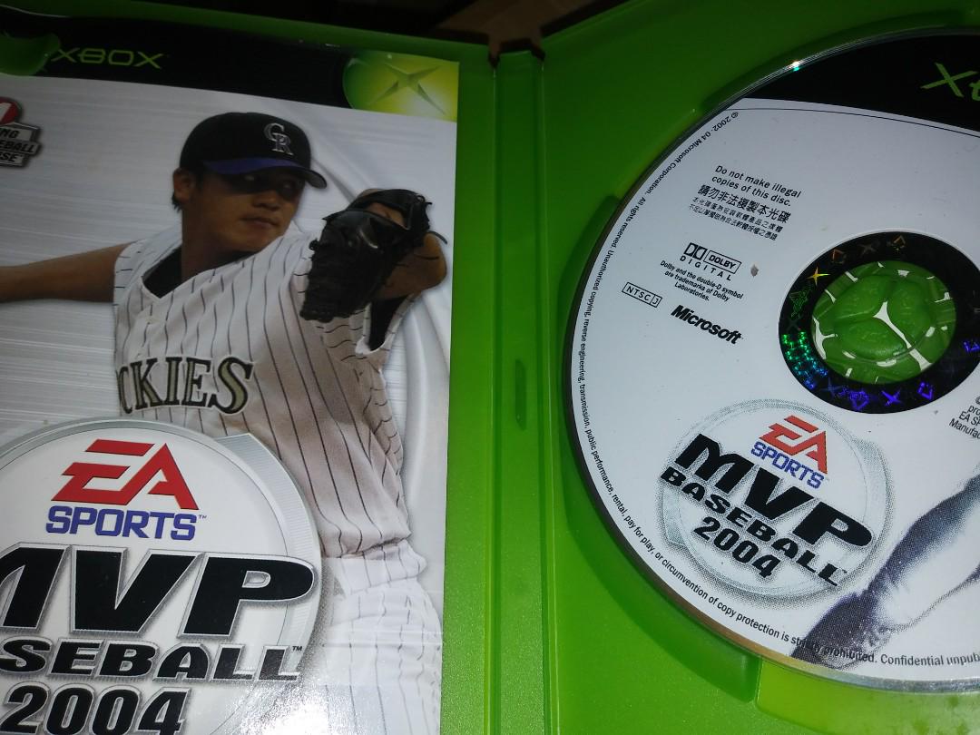 MVP BASEBALL 2004, 電子遊戲, 遊戲機配件, 遊戲禮物卡及帳戶 - Carousell