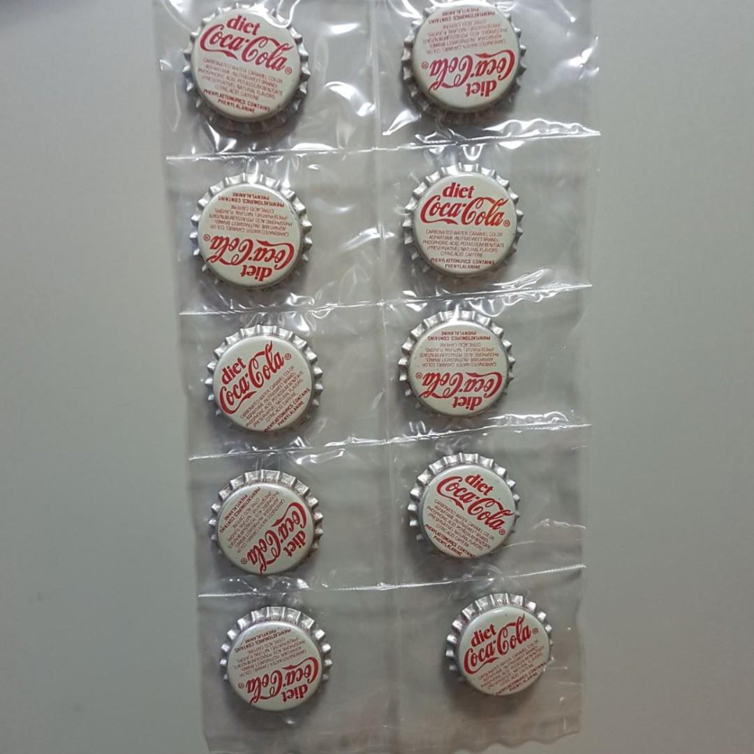 Official "diet Coca Cola" Crown Caps BNIP, Food & Drinks, Alcoholic ...