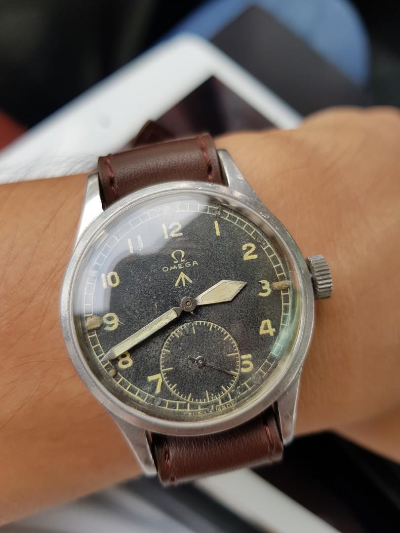 Omega ck2444 30t2 mod raf military watch, Luxury, Watches on Carousell