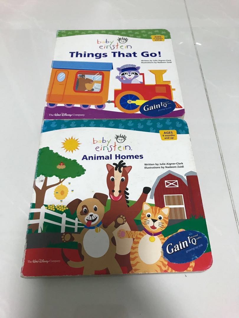 Preloved Baby Einstein (Things that go, Animal Homes), Hobbies & Toys ...