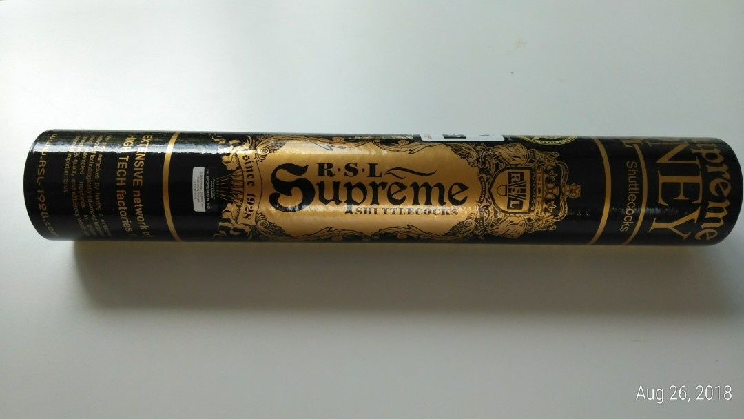 RSL Supreme long lasting shuttle, Sports Equipment, Sports & Games ...