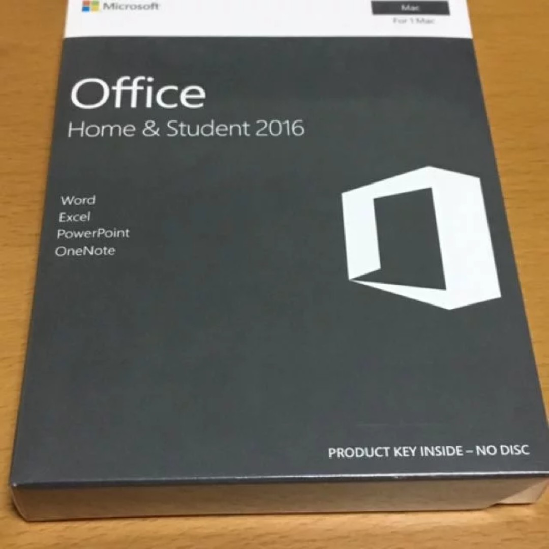 Shrink wrapped Microsoft Office 2016 (Home and Student) for Mac ...
