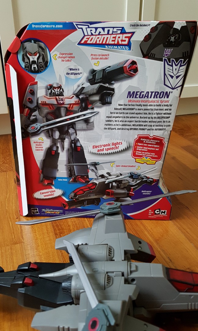 Transformers Animated Megatron, Hobbies & Toys, Toys & Games on Carousell