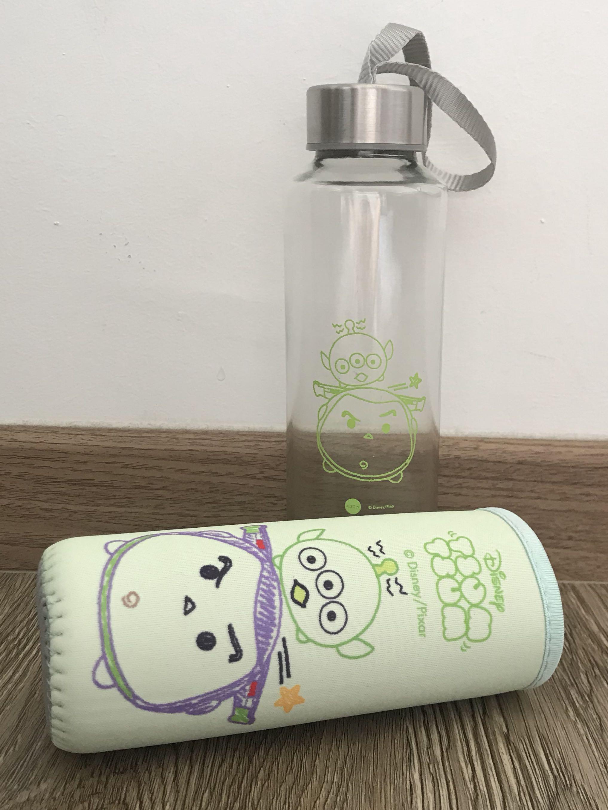 Tsum Tsum Glass Bottle (x2), Furniture & Home Living, Kitchenware ...