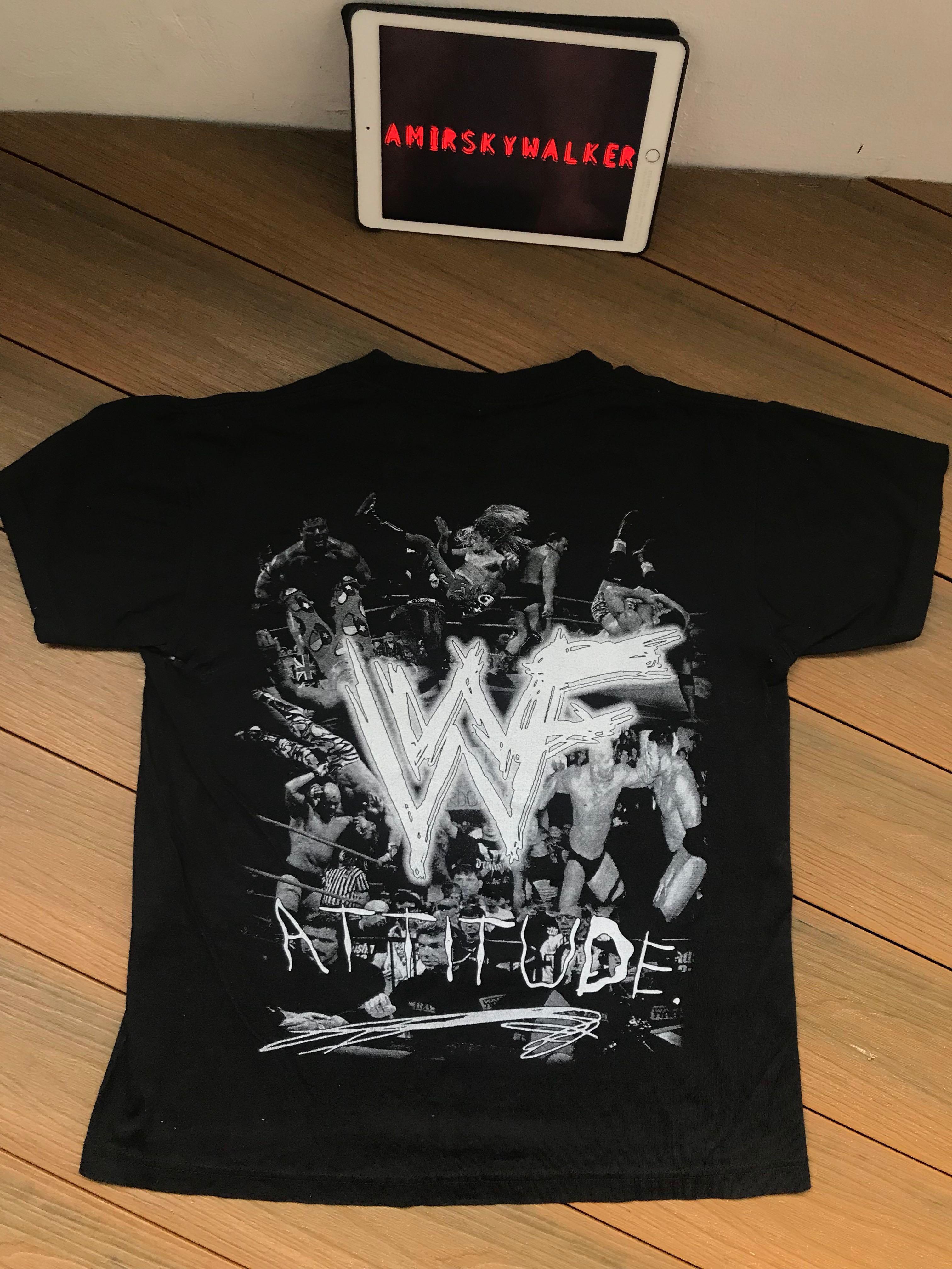 Vintage Bootleg WWF The Rock T-shirt, Men's Fashion, Tops & Sets ...