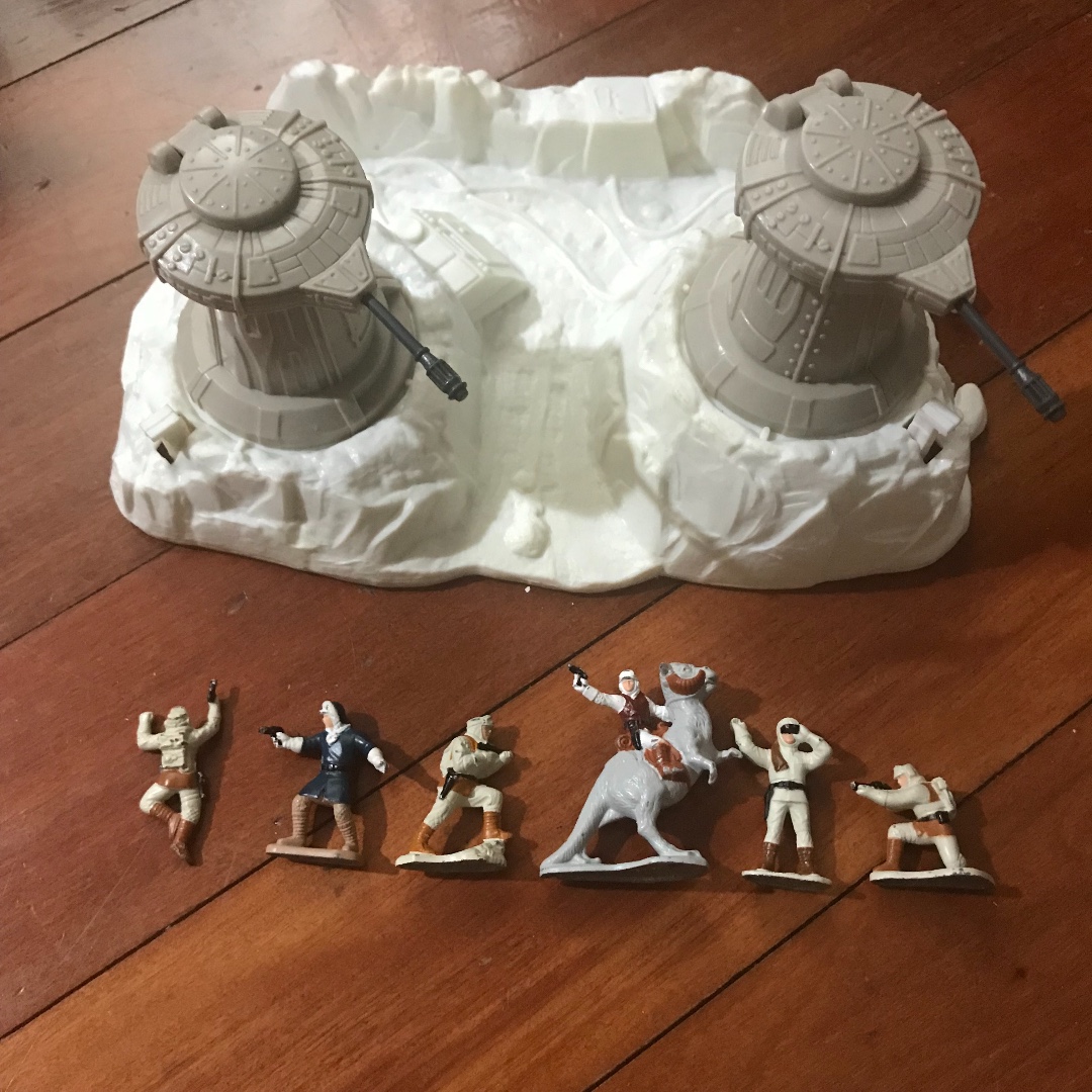 Vintage Kenner Star Wars Micro Collection Hoth Turret Defense Playset ...