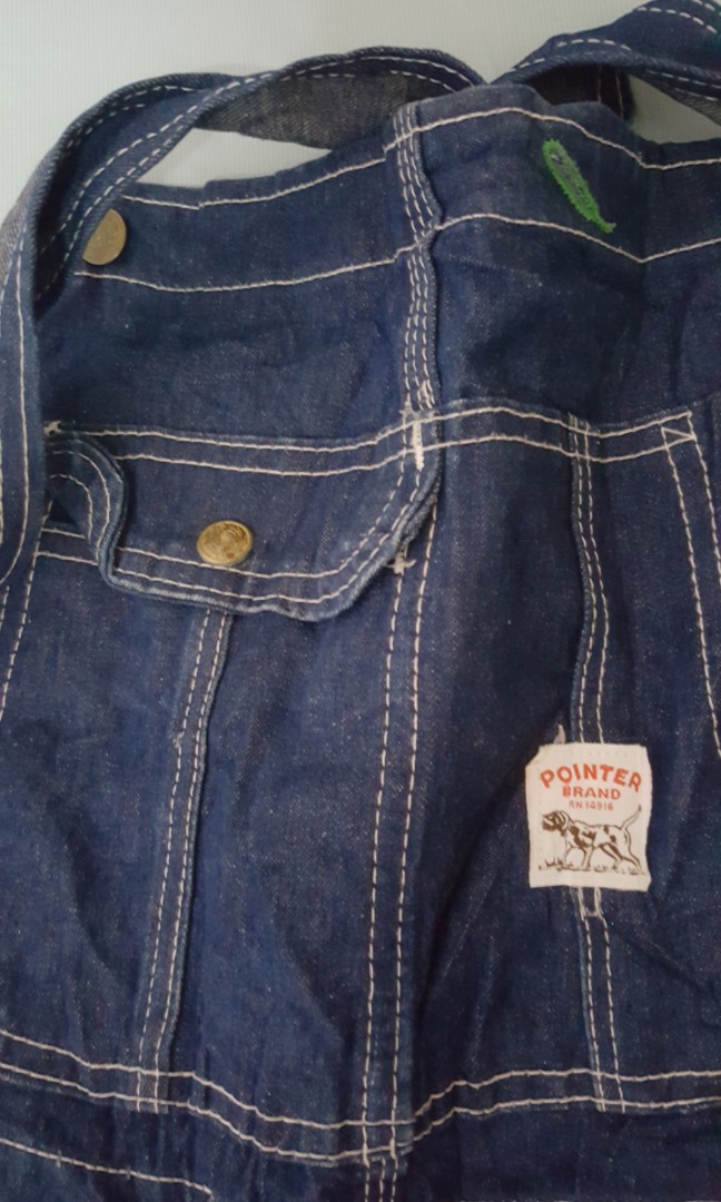 Vintage Pointer Brand Overall, Men's Fashion, Tops & Sets, Formal ...