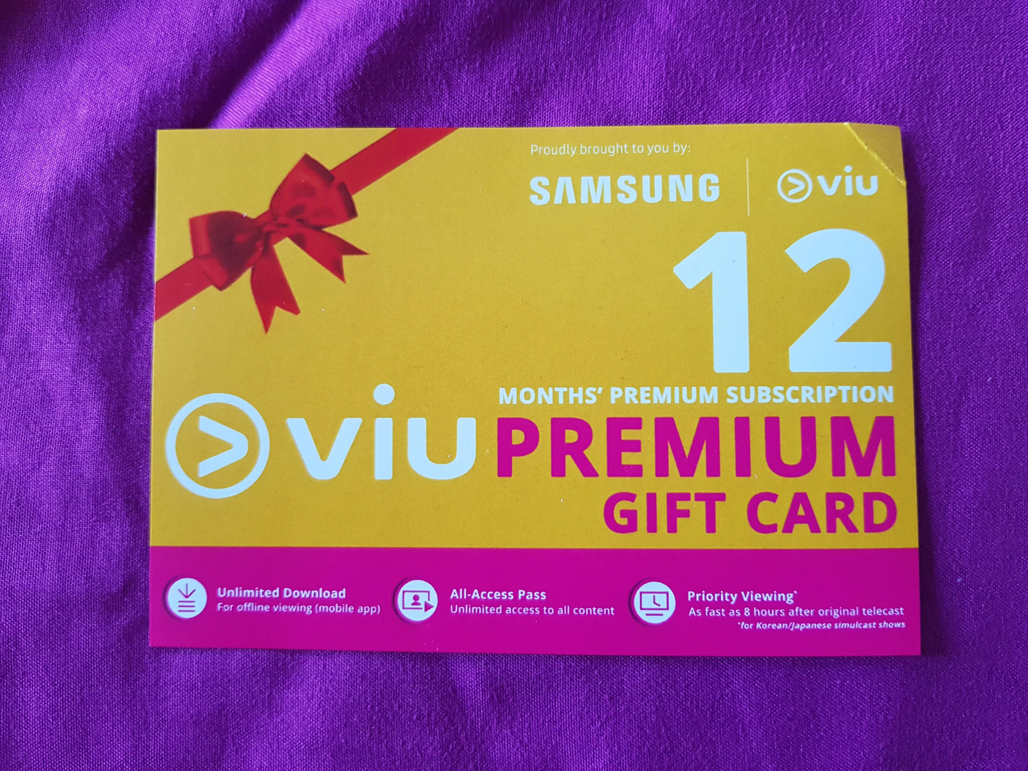 Viu Premium Subscription 12-Months, Hobbies & Toys, Memorabilia ...