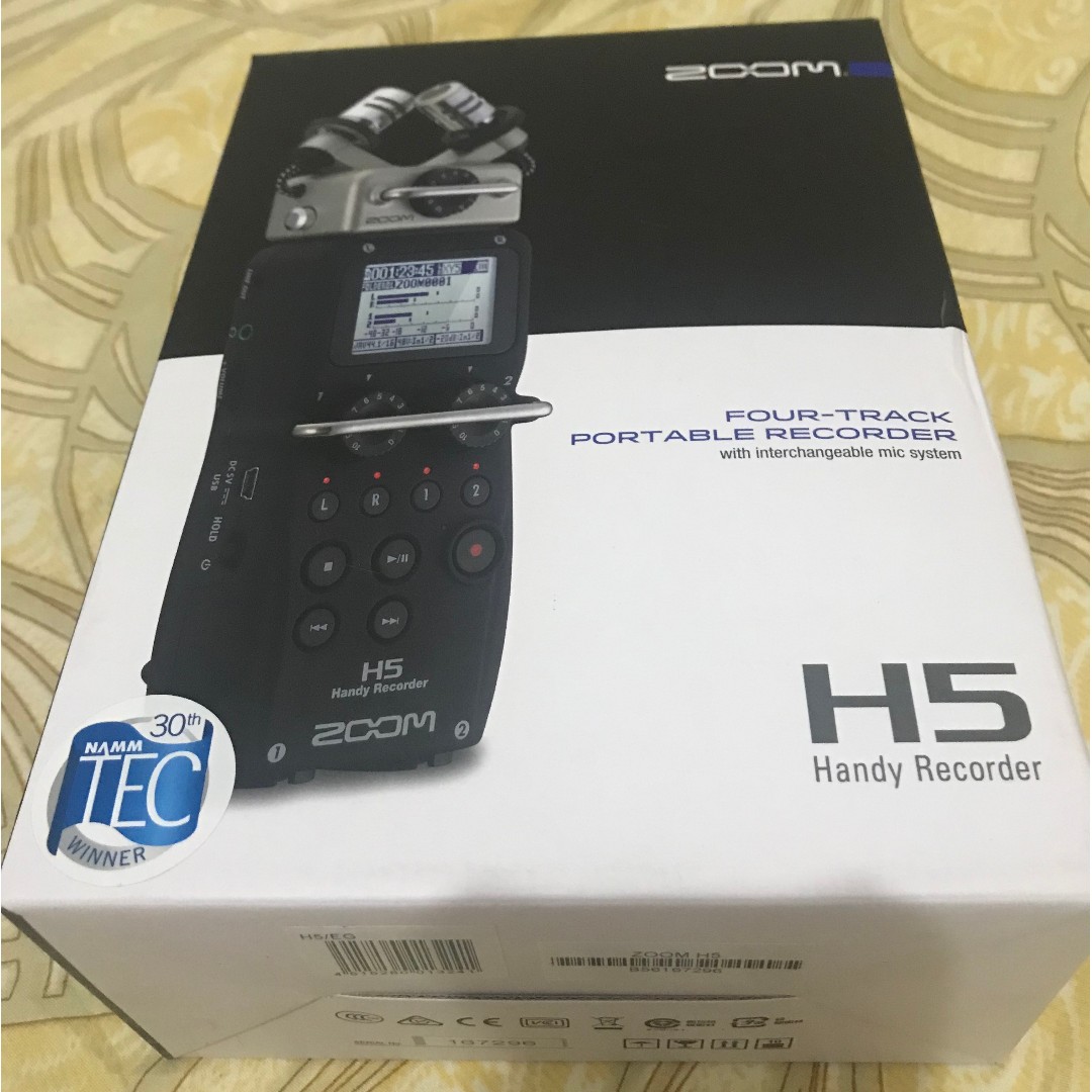 Zoom H5 Professional Handy Audio Recorder, Audio, Voice Recorders on ...