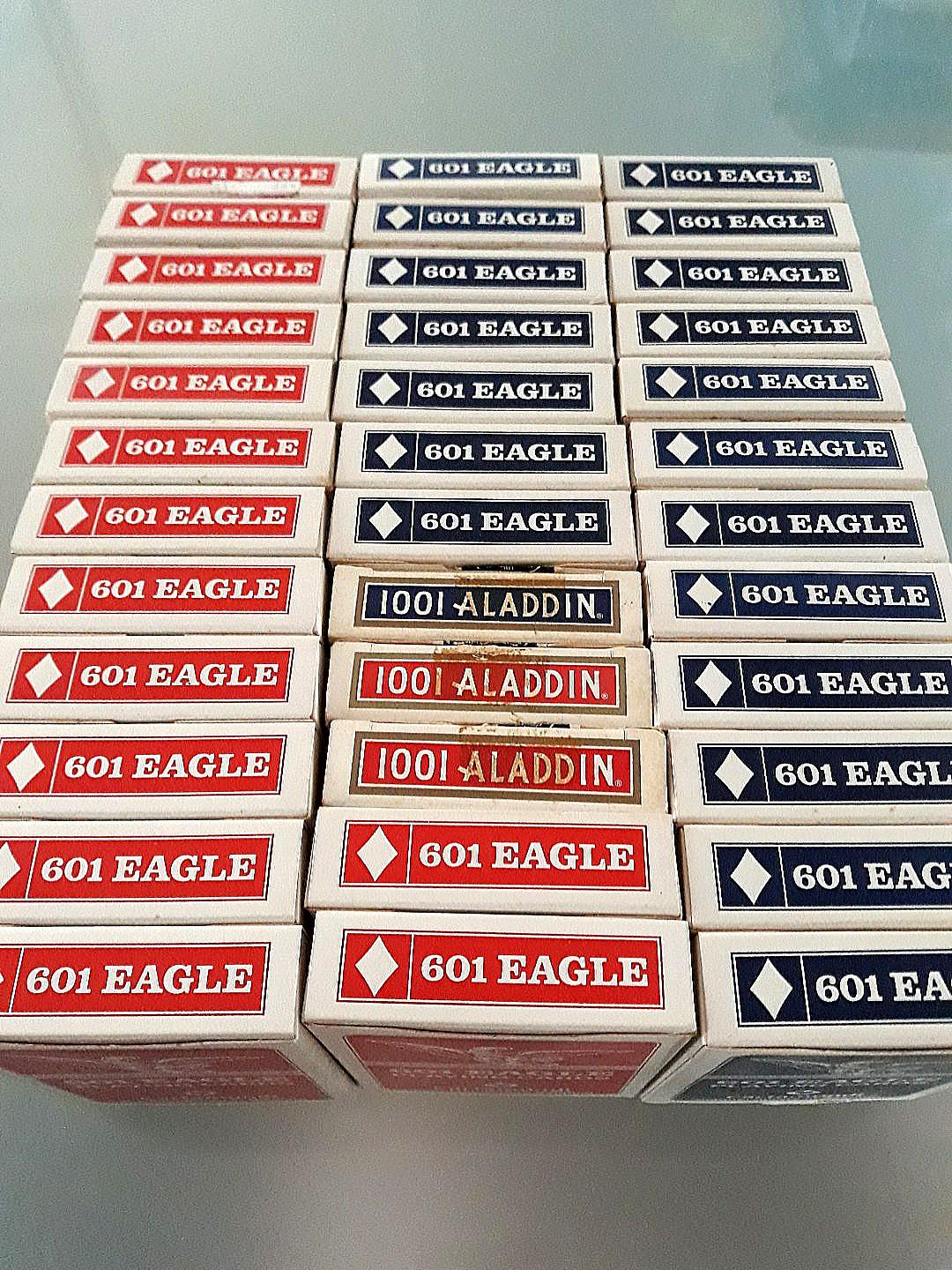 601 Eagle & 1001 Aladdin Playing Cards, Hobbies & Toys, Toys & Games on Carousell