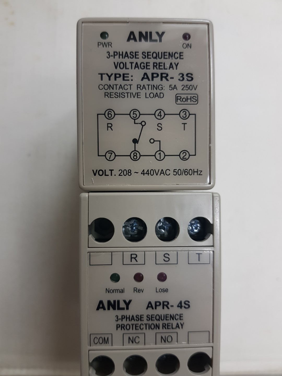 Anly 3 Phase Sequence Voltage Relay 3 Phase Sequence Protection Relay