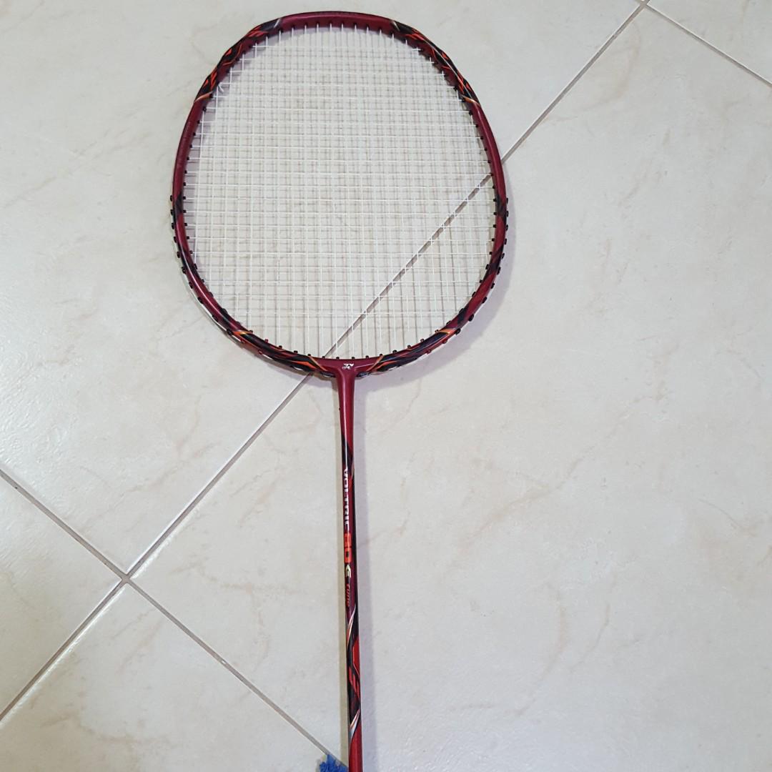Badminton Rackets to let go..... Yonex Voltric 80 Etune, Yonex Nanoray 900, Victor Thruster K ...
