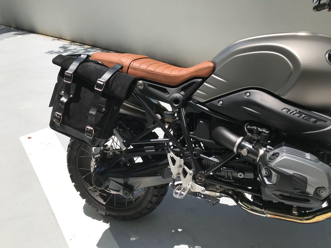 BMW R NineT ,BMW R NineT Scrambler, Unit Garage Waxed Suede Side ...